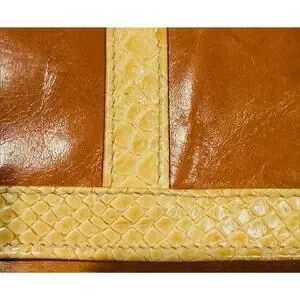 Burdine's | Bags | Vintage Leather Purse 97s Burdines Brown Tan ...